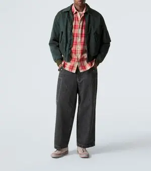 A.PRESSE Vintage Cotton And Silk Twill Shirt - Red
