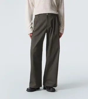 Our Legacy Bridge Cotton Chinos - Green