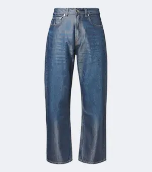 Our Legacy Third Cut Straight Jeans In Electric Wash - Blue