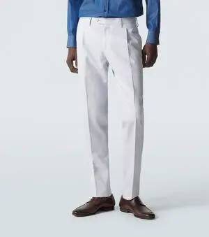LARDINI Wool, Silk And Linen Suit