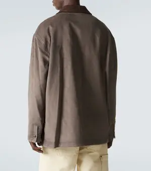 Loewe Suede-trimmed Jacket