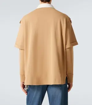 Simone Rocha Ruffled Cotton Polo Shirt