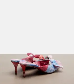 CHRISTIAN LOUBOUTIN Mulazee Floral Mules - Multicoloured