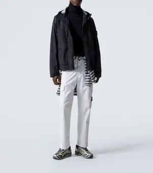 Stone Island Compass Cotton Twill Cargo Pants