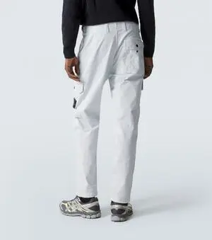 Stone Island Compass Cotton Twill Cargo Pants
