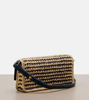 CHRISTIAN LOUBOUTIN Bettina Crochet Clutch - Beige