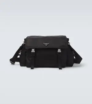 Prada Re-nylon Messenger Bag - Black