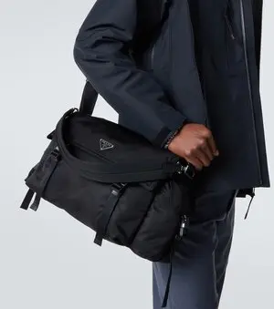 Prada Re-nylon Messenger Bag - Black