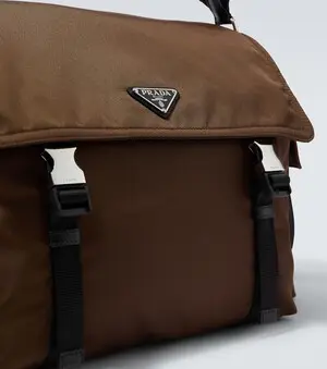 Prada Re-nylon Messenger Bag - Brown