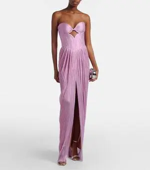 MARIA LUCIA HOHAN Stephanie Silk Tulle Gown - Pink