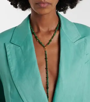 Max Mara Olimpia Double-breasted Herringbone Linen Blazer - Blue