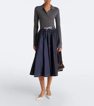 Prada Re-nylon Midi Skirt