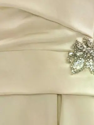 Erdem Draped Embellished Dress