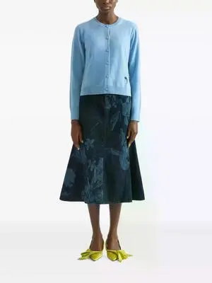 Erdem Crew-neck Cardigan - Blue