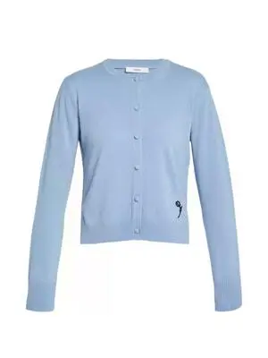 Erdem Crew-neck Cardigan - Blue