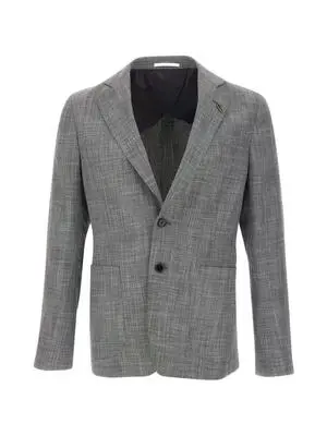 Pal Zileri Baron Single-breasted Blazer - Grey