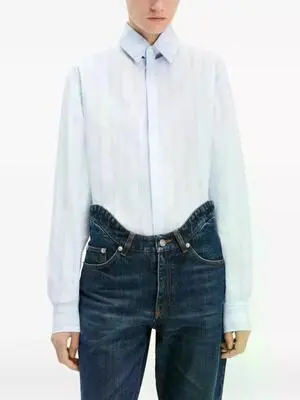 JEAN PAUL GAULTIER Pinstriped Collar Shirt