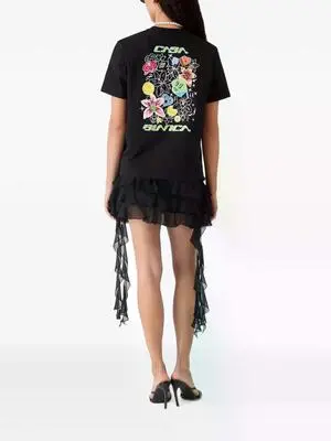Casablanca Graphic Print T-shirt - Black