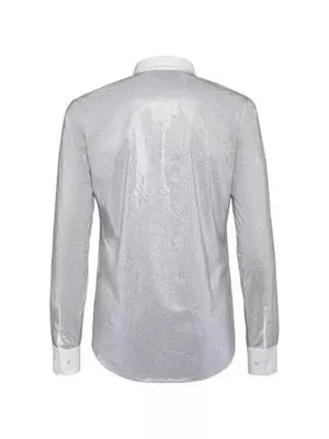 Philipp Plein Crystal Platinum Cut Shirt