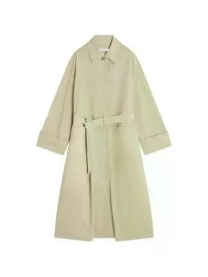 Maison Kitsuné Belted Trench Coat - Neutrals