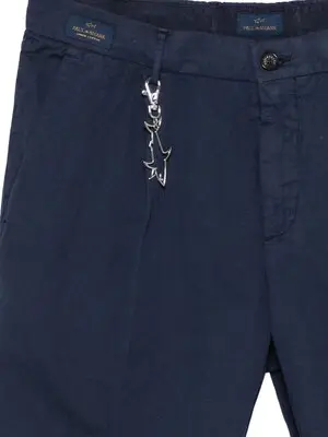 Paul & Shark Cotton And Linen Bermuda Shorts - Blue