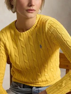 Polo Ralph Lauren Cable Knit Sweater - Yellow