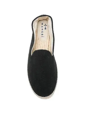 Manebí Flat Espadrilles - Black