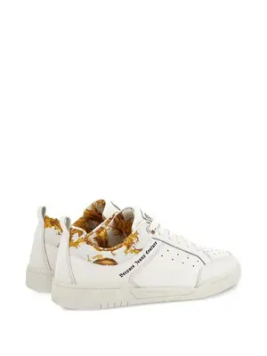 Versace Baroque Detail Sneakers - White