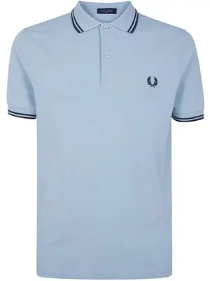 Fred Perry Twin Tipped Polo Shirt - Blue