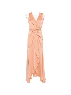 NOUVELLE SILK95FIVE Shangri Silk Long Dress