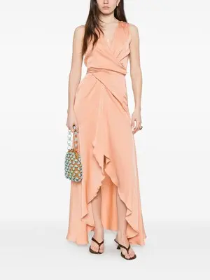 NOUVELLE SILK95FIVE Shangri Silk Long Dress