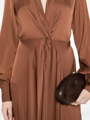 NOUVELLE SILK95FIVE Palm Beach Silk Maxi Dress