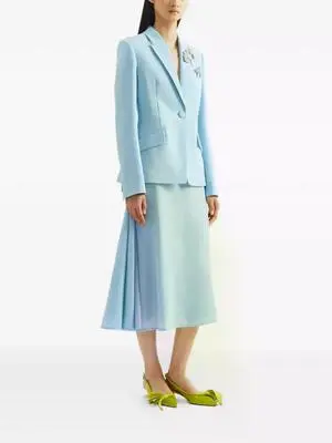 Erdem Draped Midi Skirt