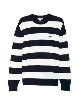 Lacoste Striped Ribbed Sweatshirt