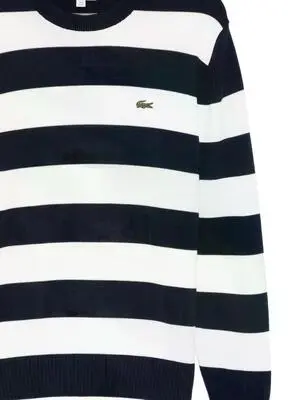 Lacoste Striped Ribbed Sweatshirt