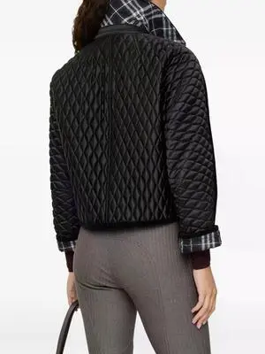 Burberry Quilted Corduroy Trimmed Jacket
