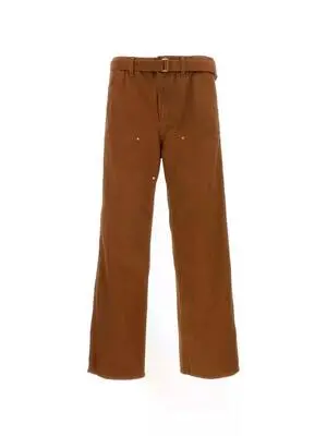 Sacai X Carhartt Belted Trousers