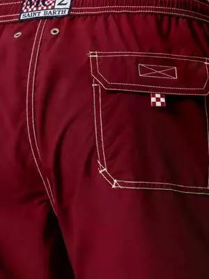 MC2 SAINT BARTH Contrast-stitching Swim Shorts