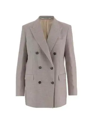 Tagliatore Peaked Lapels Double-breasted Jacket - Neutrals