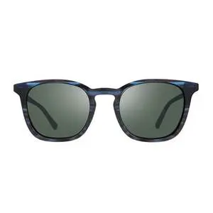 REVO Square Frame Sunglasses - Blue