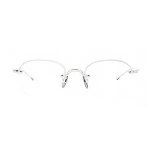 Thom Browne Rectangle Optical Glasses - Silver