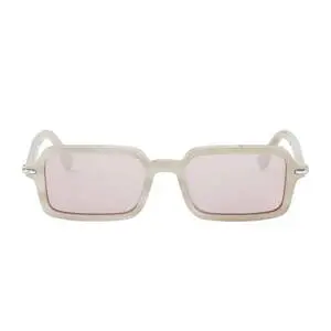 Fendi Selleria Rectangle Sunglasses - Light Brown