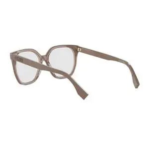Fendi Lettering Eyeglasses - Light Brown