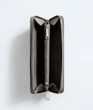 Bottega Veneta Intrecciato Zip Around Wallet
