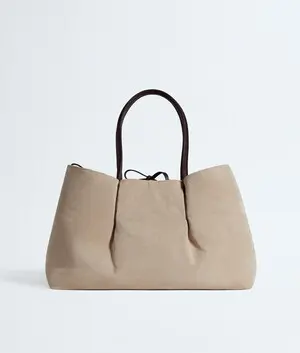 Bottega Veneta Large Pinacoteca - Espresso/ecru