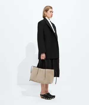 Bottega Veneta Large Pinacoteca - Espresso/ecru