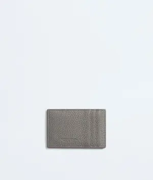Bottega Veneta Intrecciato Credit Card Case - Basalt