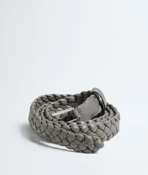 Bottega Veneta Intrecciato Calf Leather Belt