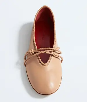 Bottega Veneta Rosa Mary-jane Ballerina - Cipria