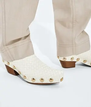 Bottega Veneta Gondola Clog - Alabaster